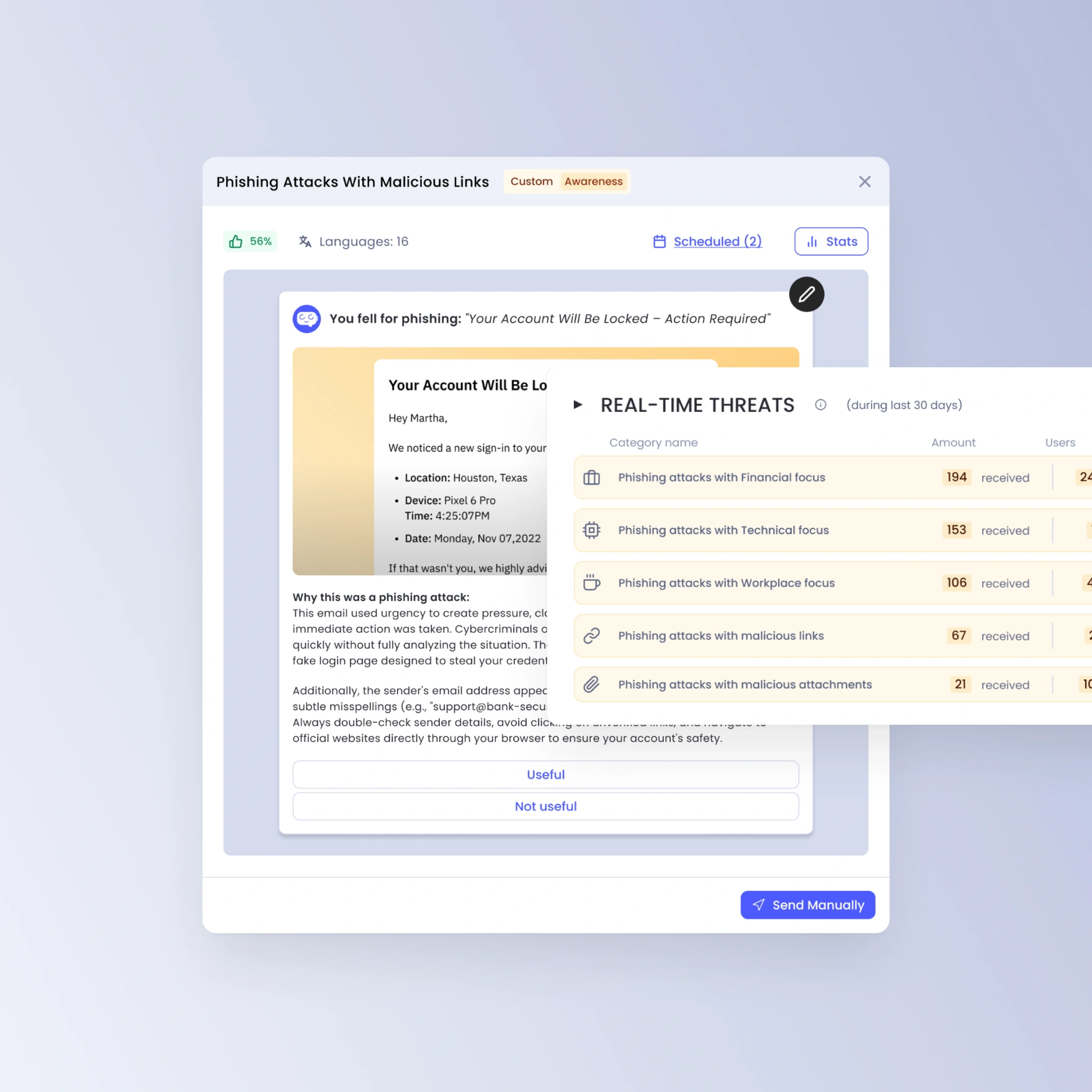 AI-Powered Phishing Simulator