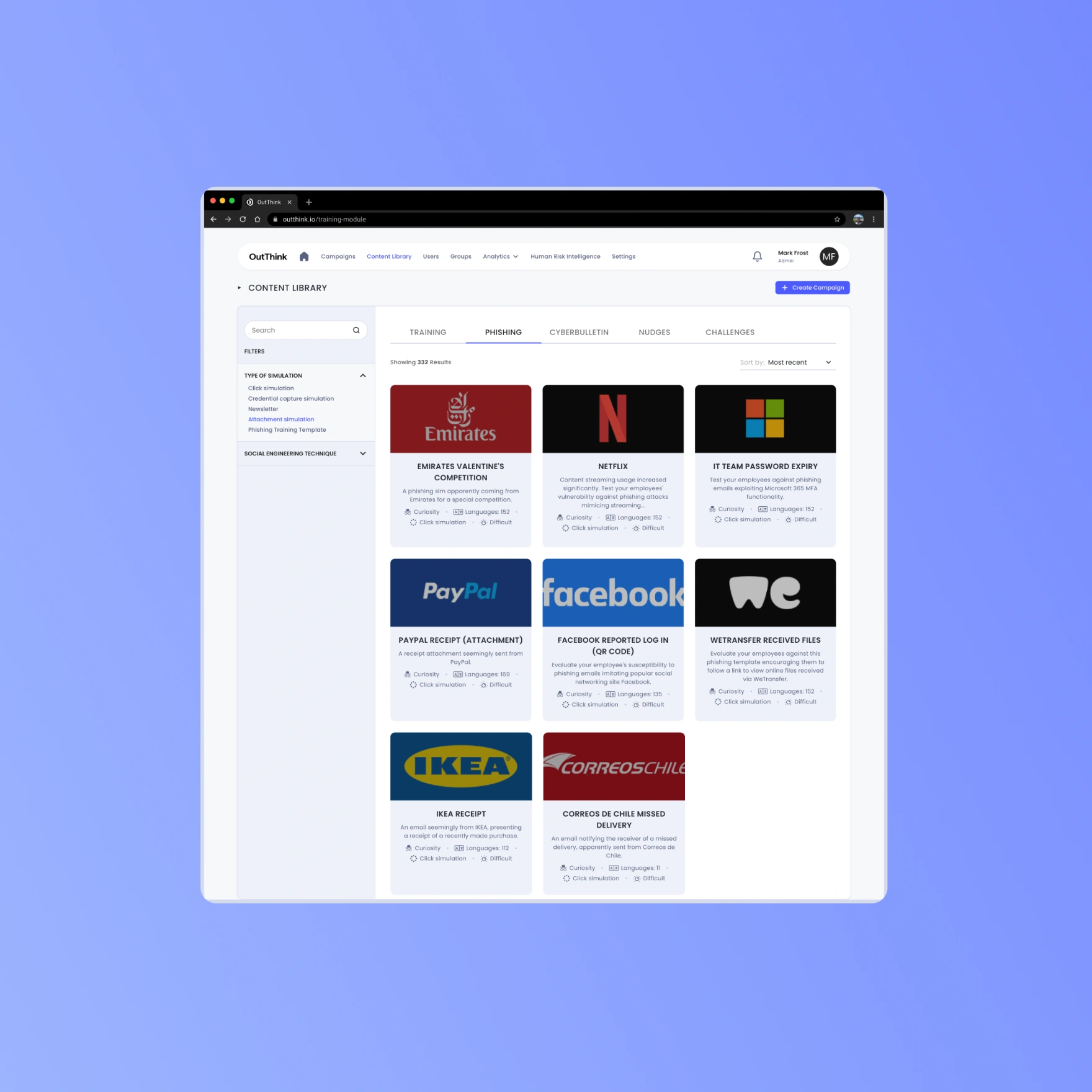 AI-Powered Phishing Simulator
